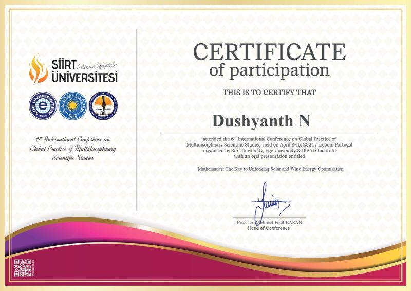 DUSHYANTH N on LinkedIn: #renewableenergy #mathematics # ... DUSHYANTH N on LinkedIn: #renewableenergy #mathematics # ...