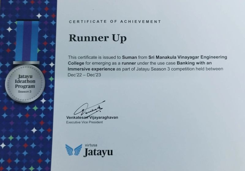 SUMAN K on LinkedIn: #virtusa SUMAN K on LinkedIn: #virtusa