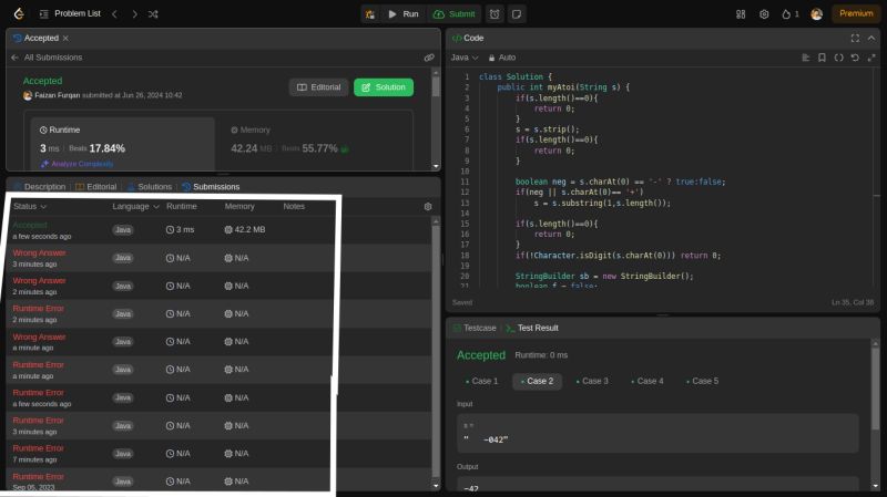 Faizan Furqan on LinkedIn: #leetcode #linkedin #java #dsa #learning # ... Faizan Furqan on LinkedIn: #leetcode #linkedin #java #dsa #learning # ...