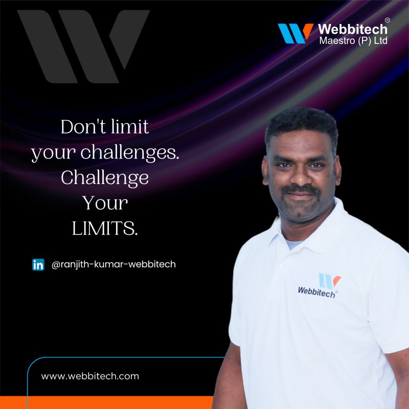 Ranjith Kumar on LinkedIn: #postingchallenge #webbitech Ranjith Kumar on LinkedIn: #postingchallenge #webbitech