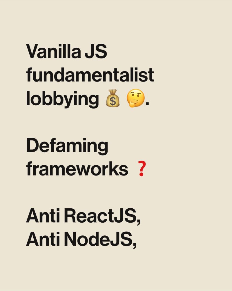 Mohammed Suhail D on LinkedIn: JavaScript fundamentalist are never ... Mohammed Suhail D on LinkedIn: JavaScript fundamentalist are never ...