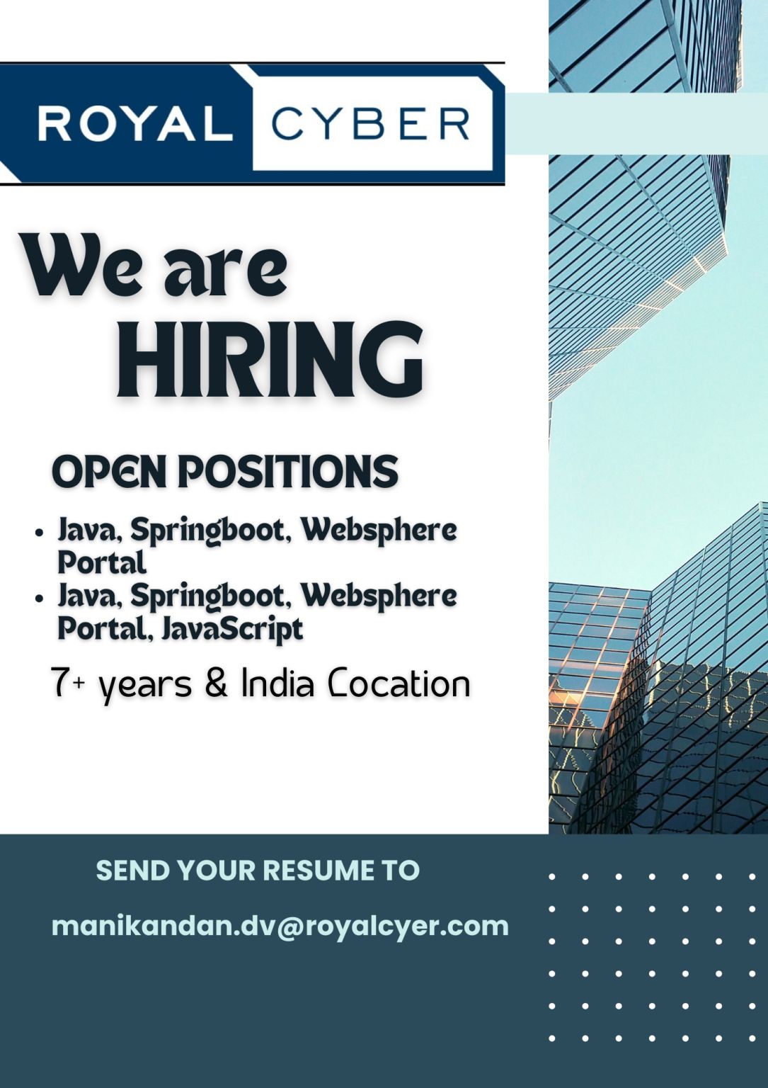 Manikandan Venkatesh on LinkedIn: #java #javadeveloper #springboot # ... Manikandan Venkatesh on LinkedIn: #java #javadeveloper #springboot # ...