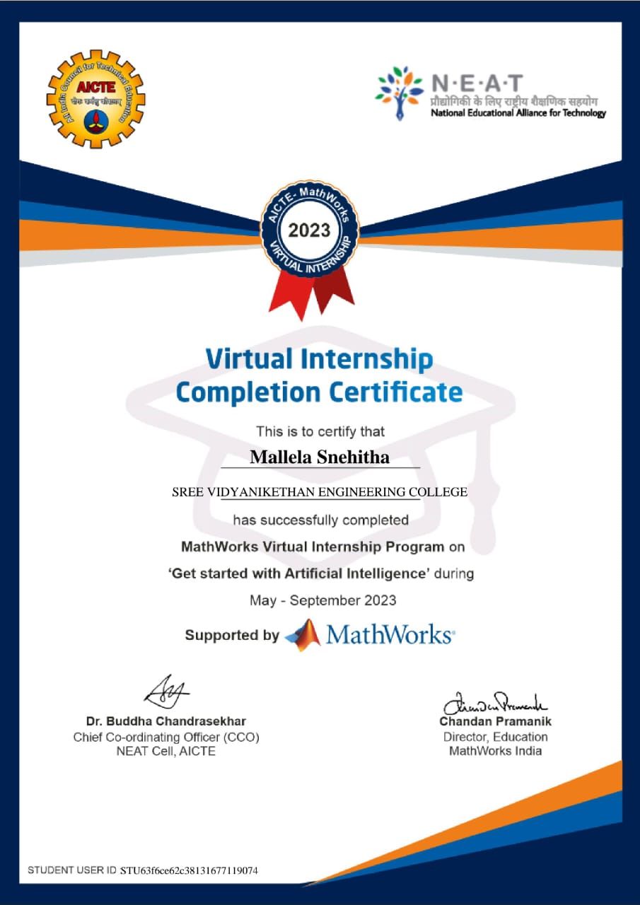 MALLELA SNEHITHA on LinkedIn: #mathworks #matlab MALLELA SNEHITHA on LinkedIn: #mathworks #matlab