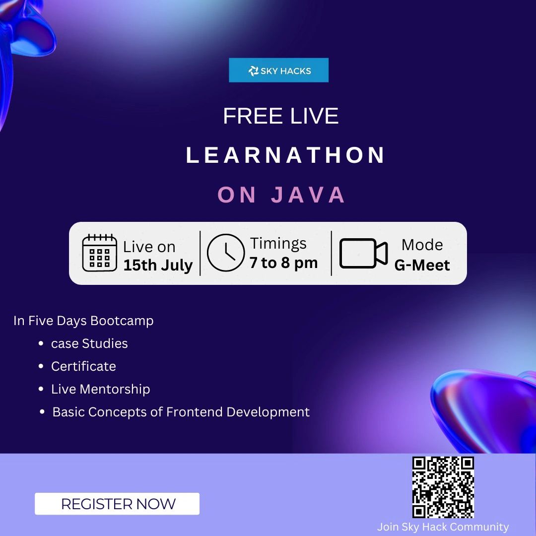 Shivam Kumar on LinkedIn: #javaprogramming #learnathon #skyhacks # ... Shivam Kumar on LinkedIn: #javaprogramming #learnathon #skyhacks # ...