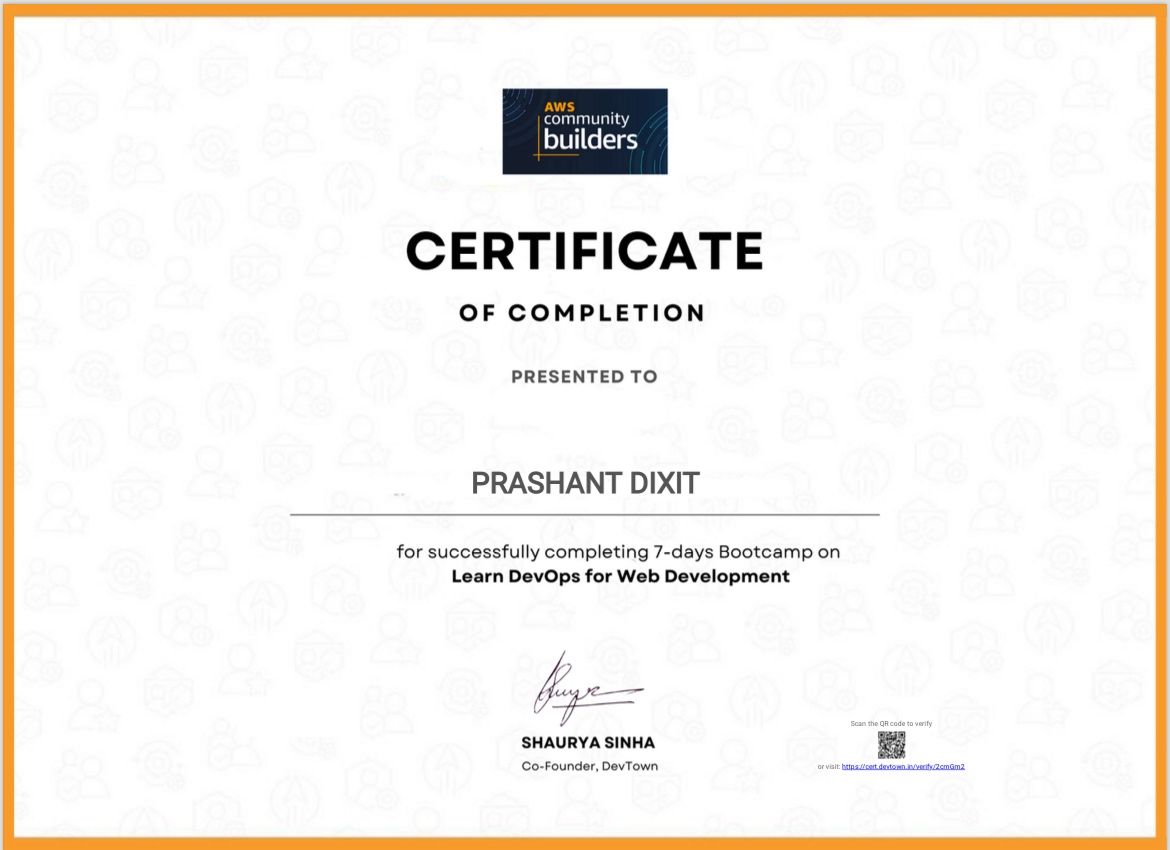 Prashant Dixit on LinkedIn: Completion certificate of participation ... Prashant Dixit on LinkedIn: Completion certificate of participation ...