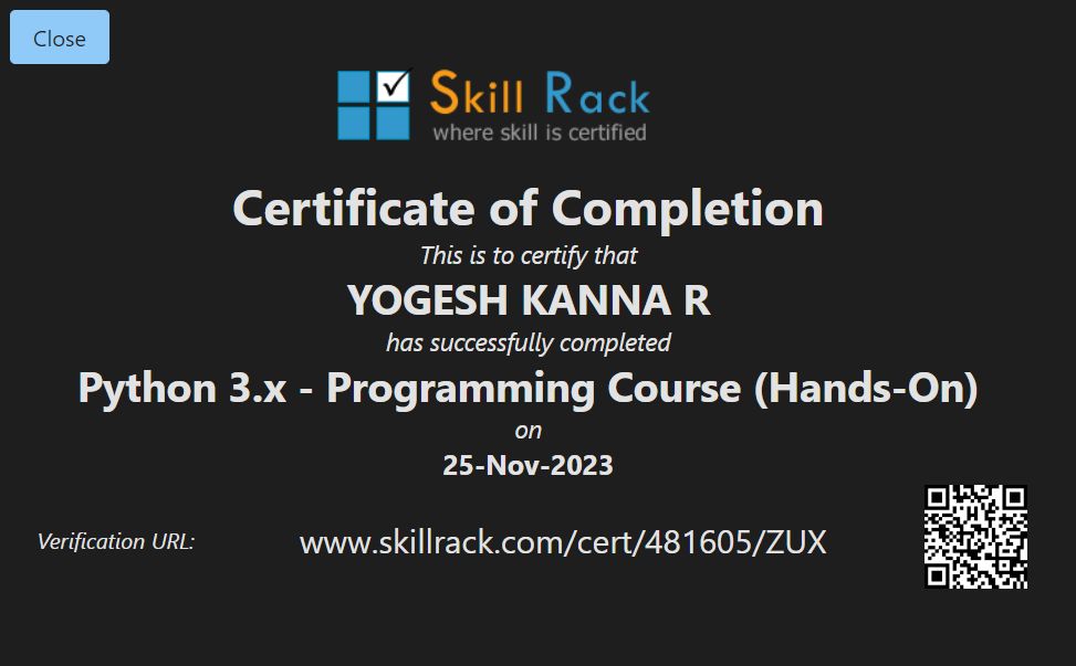 Yogesh Kanna on LinkedIn: #skillrack #python #pythonprogramming # ... Yogesh Kanna on LinkedIn: #skillrack #python #pythonprogramming # ...