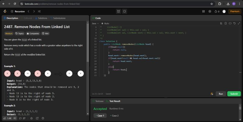 Arushi Garg on LinkedIn: #75dayschallenge #leetcode #algorithm Arushi Garg on LinkedIn: #75dayschallenge #leetcode #algorithm