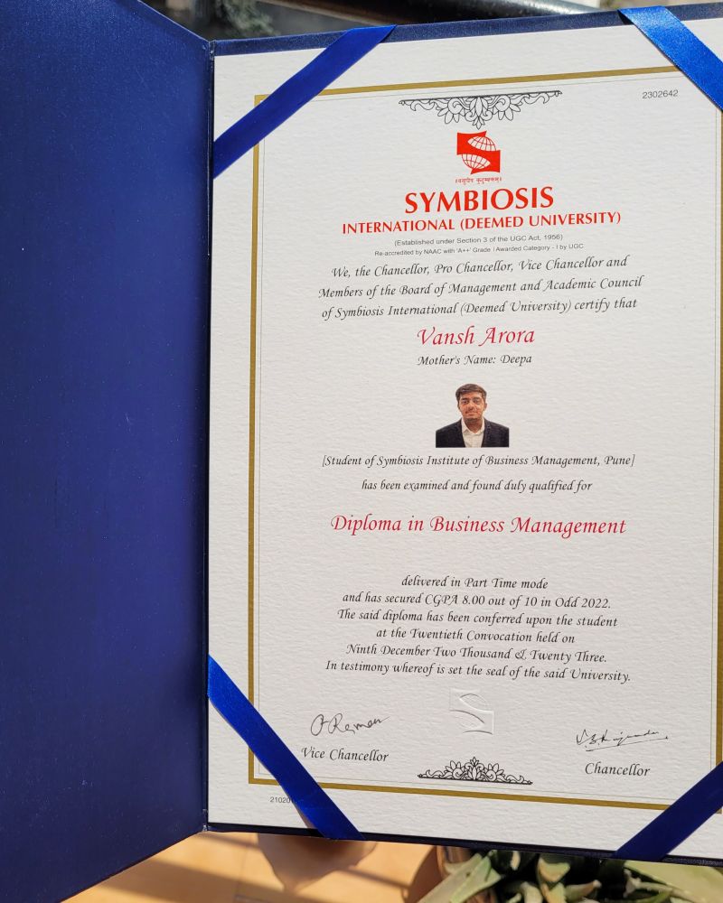 Vansh Arora on LinkedIn: Since the time I selected to pursue Non ... Vansh Arora on LinkedIn: Since the time I selected to pursue Non ...