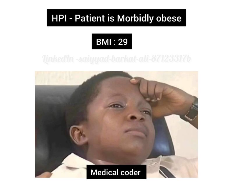 Saiyyad Barkat Ali, CRC, CAIMC on LinkedIn: #icd10 #medicalcodingmeme # ... Saiyyad Barkat Ali, CRC, CAIMC on LinkedIn: #icd10 #medicalcodingmeme # ...