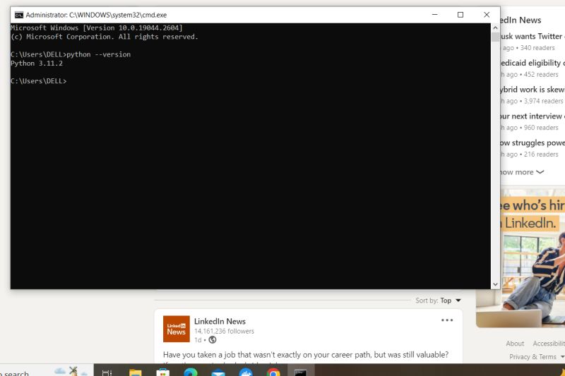 Krishnachaitanya K on LinkedIn: Taks 1: Python and VSCode installation ... Krishnachaitanya K on LinkedIn: Taks 1: Python and VSCode installation ...