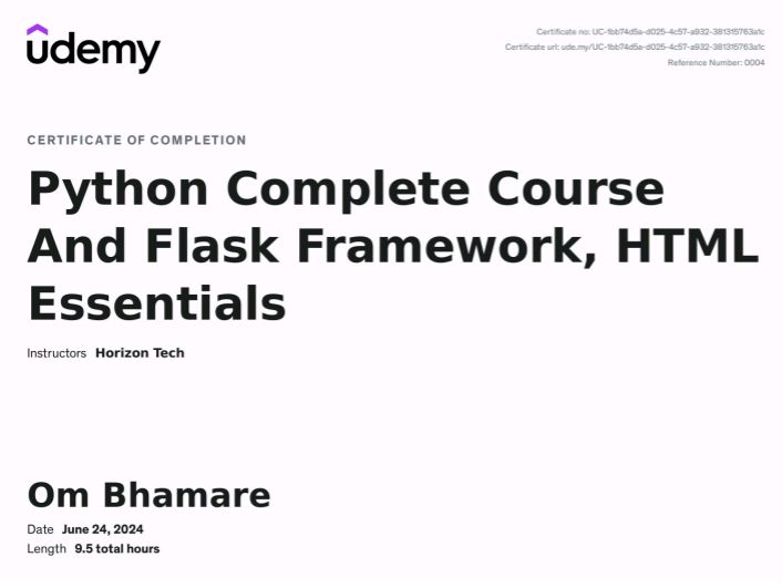 Om Bhamare on LinkedIn: #python #flask #html #programming # ... Om Bhamare on LinkedIn: #python #flask #html #programming # ...
