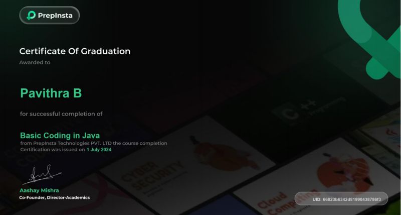 Pavithra Baskar on LinkedIn: #java #coding #prepinsta #learningjourney ... Pavithra Baskar on LinkedIn: #java #coding #prepinsta #learningjourney ...