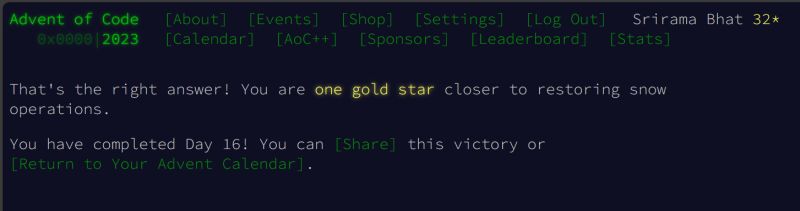 Srirama Bhat on LinkedIn: #adventofcode #scalerdiscord Srirama Bhat on LinkedIn: #adventofcode #scalerdiscord