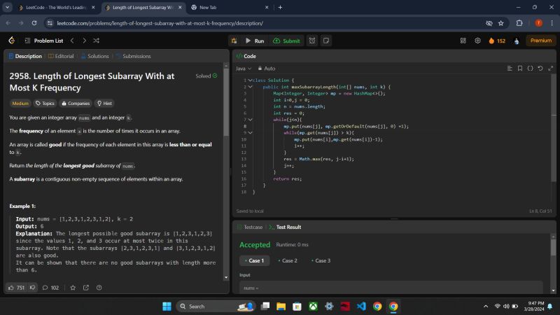 Day 151 of 365 Days of Code challenge on LeetCode | Tanzeel Ahmad ... Day 151 of 365 Days of Code challenge on LeetCode | Tanzeel Ahmad ...
