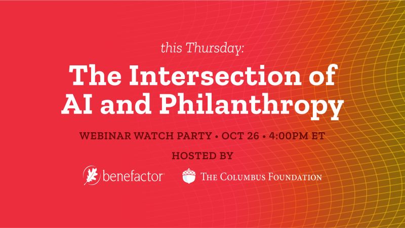 Benefactor Group on LinkedIn: Are you free Thursday? Join us for a ... Benefactor Group on LinkedIn: Are you free Thursday? Join us for a ...