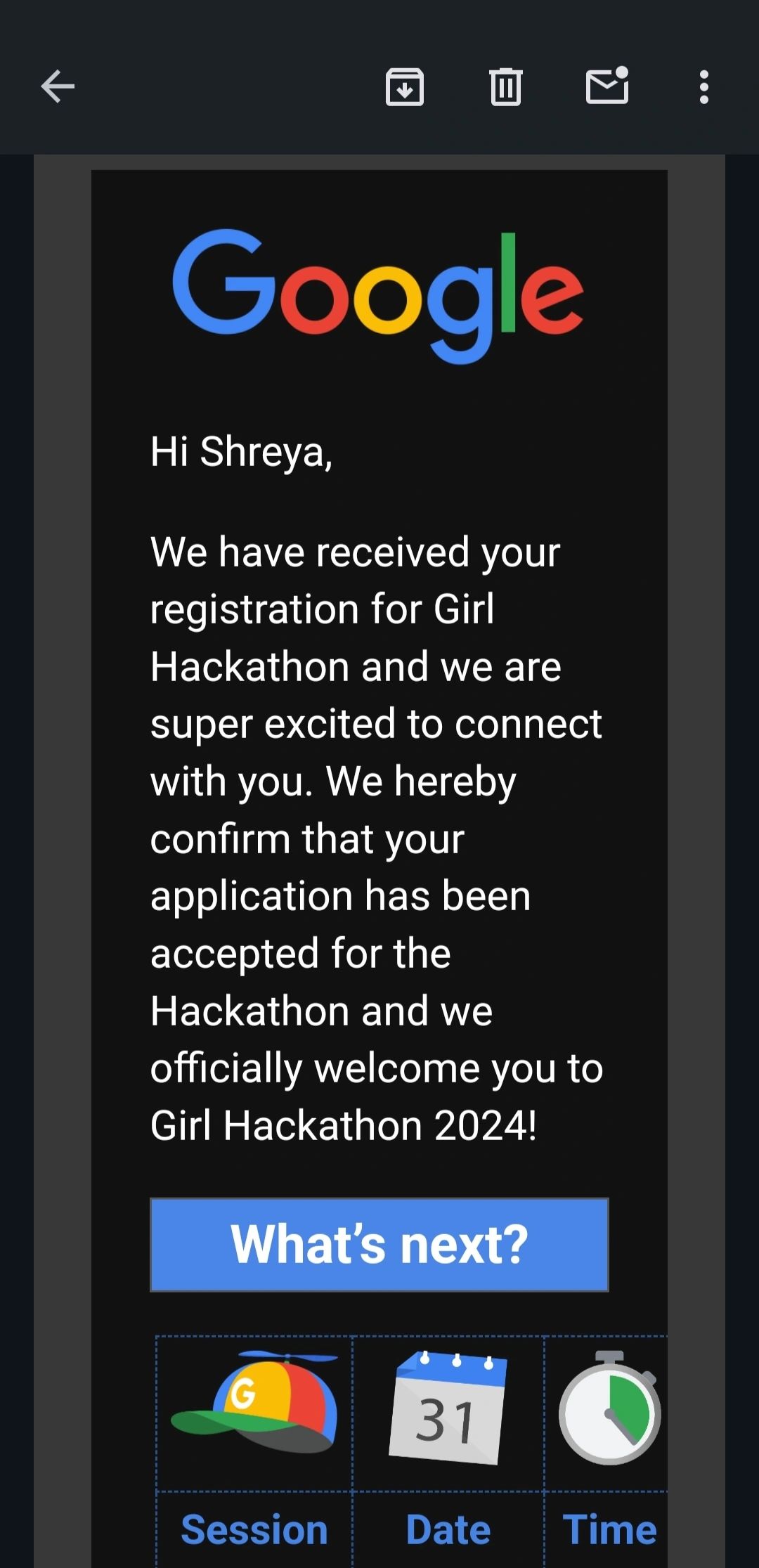 Shreya Saini on LinkedIn: #googlegirlhackathon #womenintech Shreya Saini on LinkedIn: #googlegirlhackathon #womenintech