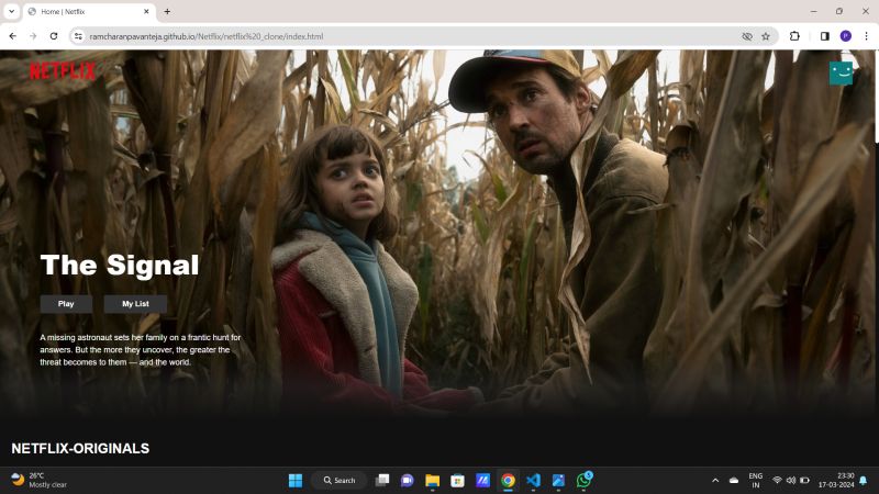 RamCharan Pavan Teja Pedasingu on LinkedIn: The Netflix clone using ... RamCharan Pavan Teja Pedasingu on LinkedIn: The Netflix clone using ...