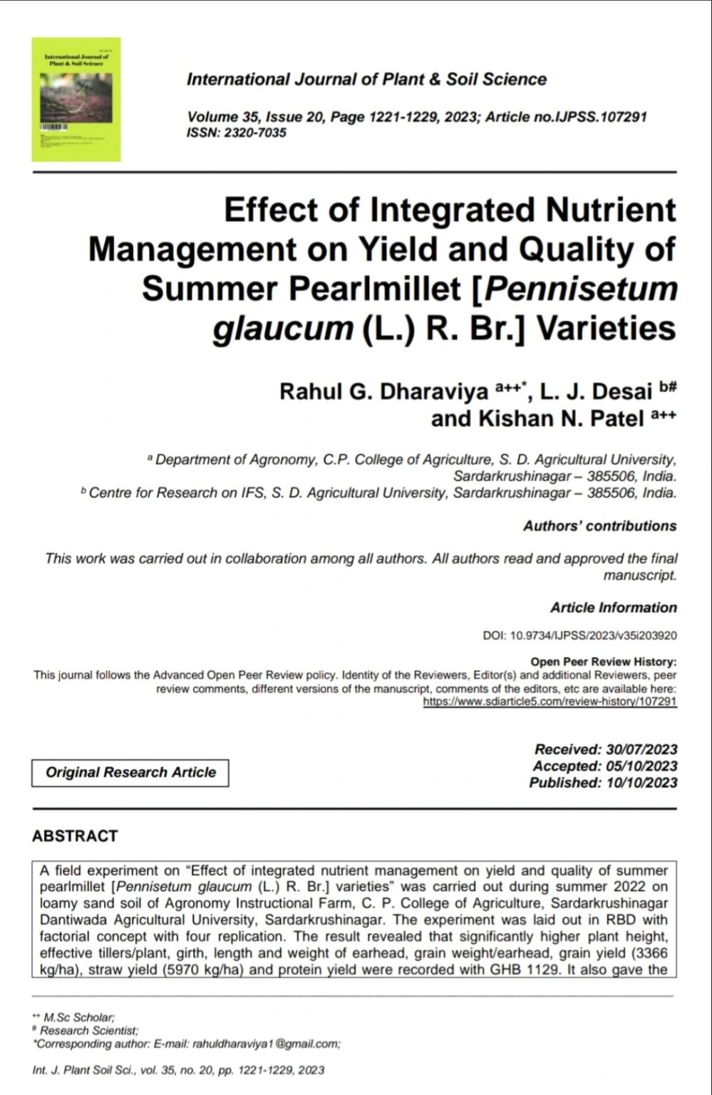 Rahul Dharaviya on LinkedIn: #researchpaper Rahul Dharaviya on LinkedIn: #researchpaper