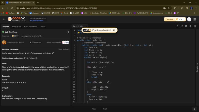 Sharad Banga on LinkedIn: #dsa #coding #problemsolving #algorithm # ... Sharad Banga on LinkedIn: #dsa #coding #problemsolving #algorithm # ...