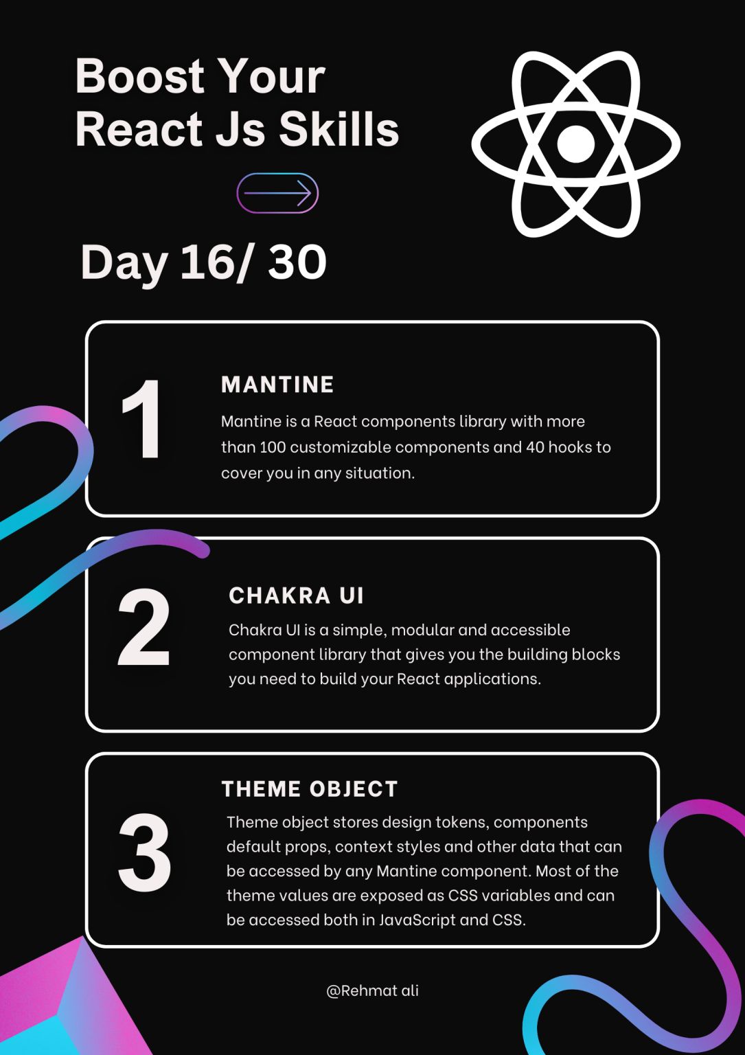 rehmat ali on LinkedIn: #reactjs #chakraui #mantine #webdevelopment ... rehmat ali on LinkedIn: #reactjs #chakraui #mantine #webdevelopment ...