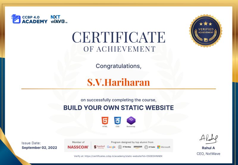 HARIHARAN S V on LinkedIn: #webdevelopment #html #css #bootstrap # ... HARIHARAN S V on LinkedIn: #webdevelopment #html #css #bootstrap # ...
