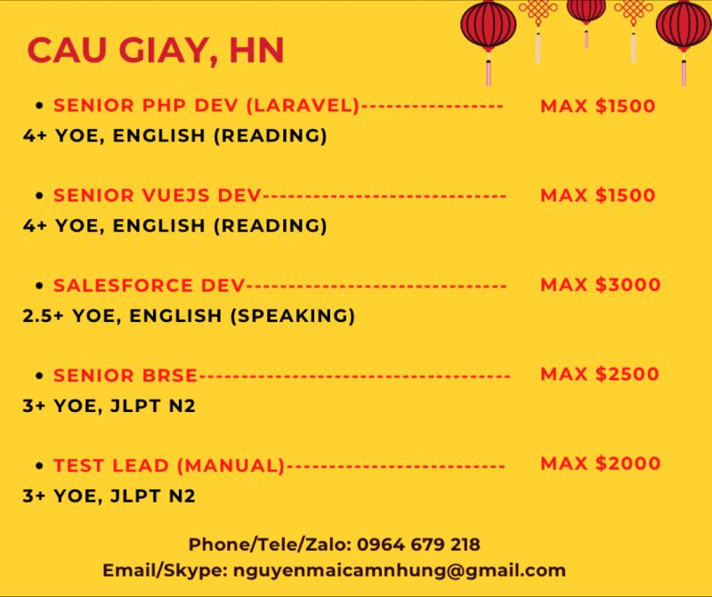 Nhung Nguyễn on LinkedIn: #hanoi #laravel #vuejs #salesforce #brse #manual Nhung Nguyễn on LinkedIn: #hanoi #laravel #vuejs #salesforce #brse #manual