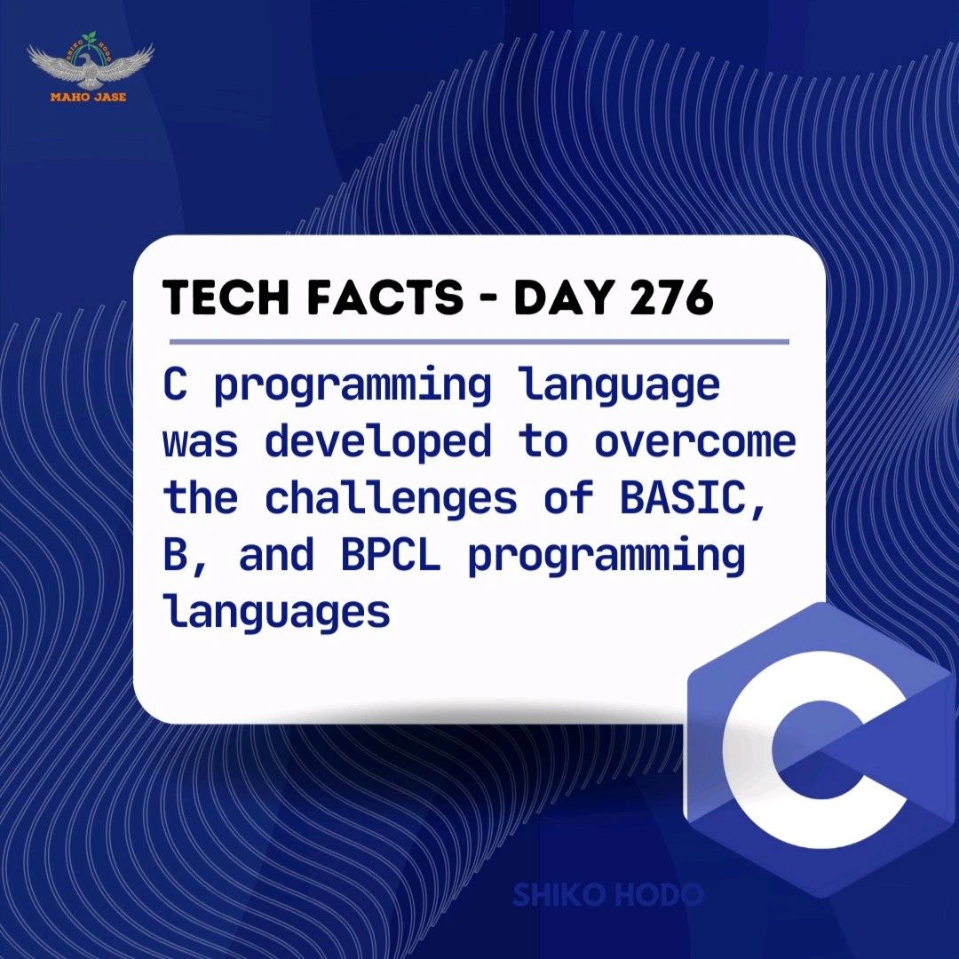 Day 276 of Tech Facts Day 276 #coding #programmingisfun | Maho Jase IT ... Day 276 of Tech Facts Day 276 #coding #programmingisfun | Maho Jase IT ...