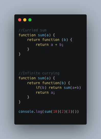 What is function currying and its benefits? | Hirdesh Kumar posted on ... What is function currying and its benefits? | Hirdesh Kumar posted on ...