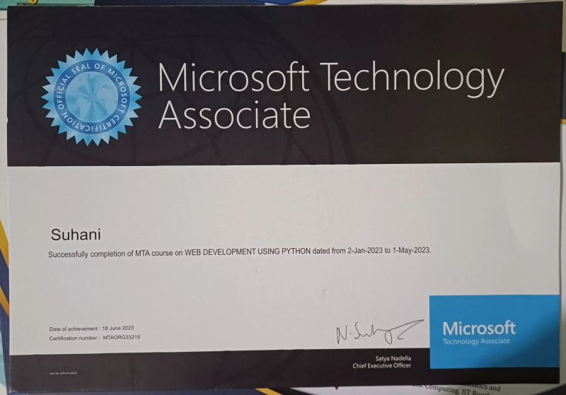Suhani . on LinkedIn: #webdevelopment #throwback #webdev #mta #python Suhani . on LinkedIn: #webdevelopment #throwback #webdev #mta #python