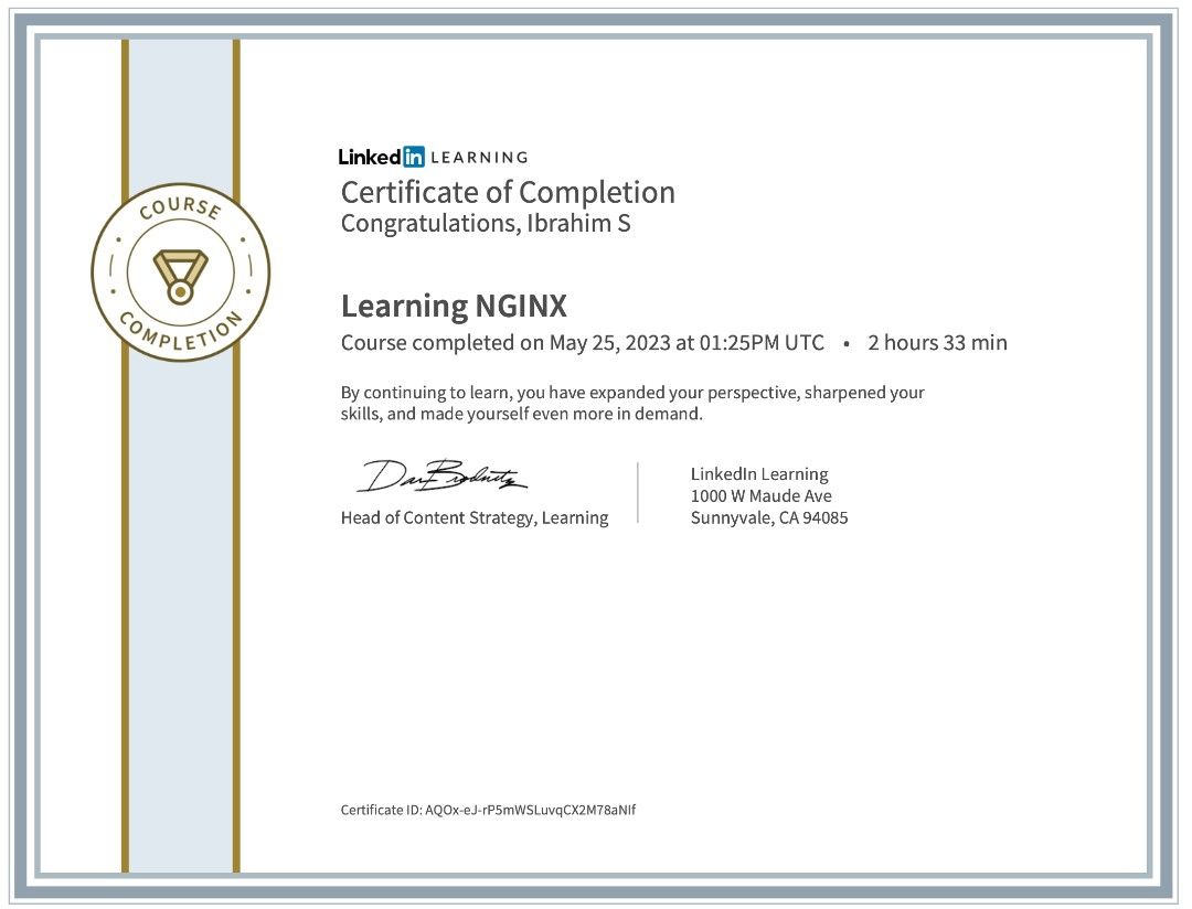 Ibrahim S on LinkedIn: #ibbus #nginx Ibrahim S on LinkedIn: #ibbus #nginx