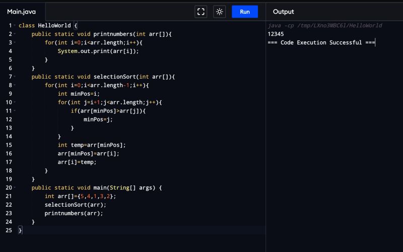 Gautam Agrawal on LinkedIn: #coding #java #algorithms #selectionsort # ... Gautam Agrawal on LinkedIn: #coding #java #algorithms #selectionsort # ...