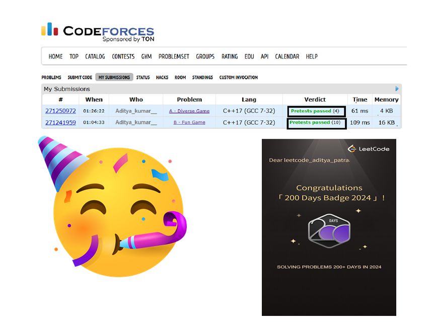 Aditya Kumar on LinkedIn: #codeforces #leetcode #happy #achievement # ... Aditya Kumar on LinkedIn: #codeforces #leetcode #happy #achievement # ...