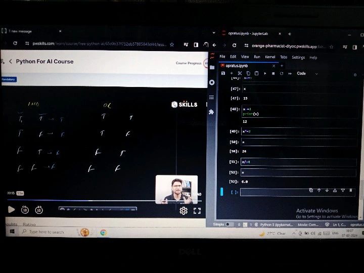 🚀 Learning operators, conditionals, and loops in Python with mentor ... 🚀 Learning operators, conditionals, and loops in Python with mentor ...