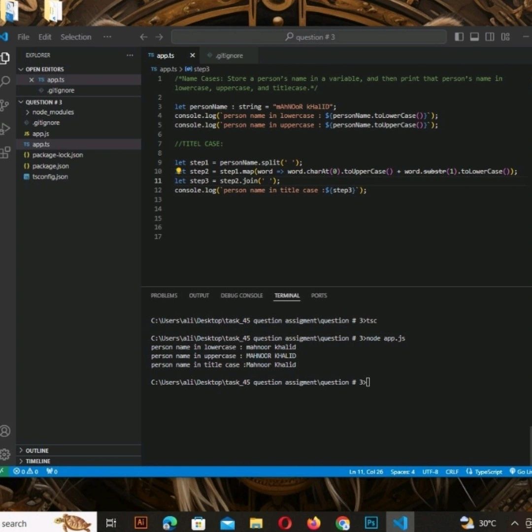 Mahnoor Khalid on LinkedIn: #typescript #programming #coding #it Mahnoor Khalid on LinkedIn: #typescript #programming #coding #it