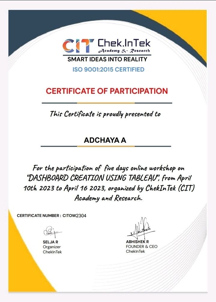 Adchaya A on LinkedIn: #tableau #dashboard #visualization # ... Adchaya A on LinkedIn: #tableau #dashboard #visualization # ...