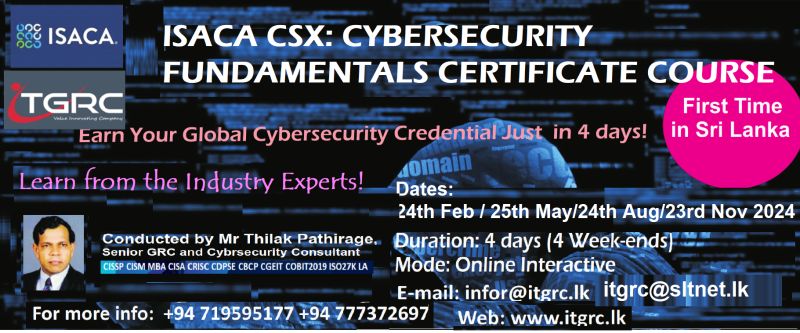 Thilak -Senior GRC and Cybersecurity Consultant on LinkedIn: ISACA CSX ... Thilak -Senior GRC and Cybersecurity Consultant on LinkedIn: ISACA CSX ...