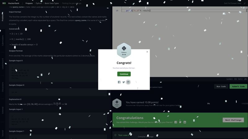Subham Bhattacharya on LinkedIn: #hackerrank #codingjourney # ... Subham Bhattacharya on LinkedIn: #hackerrank #codingjourney # ...