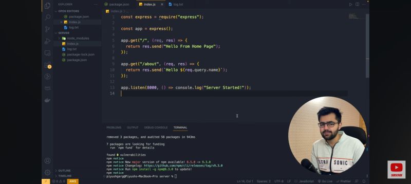 Aryan Jain on LinkedIn: #express #server #backend #javascript #nodejs Aryan Jain on LinkedIn: #express #server #backend #javascript #nodejs