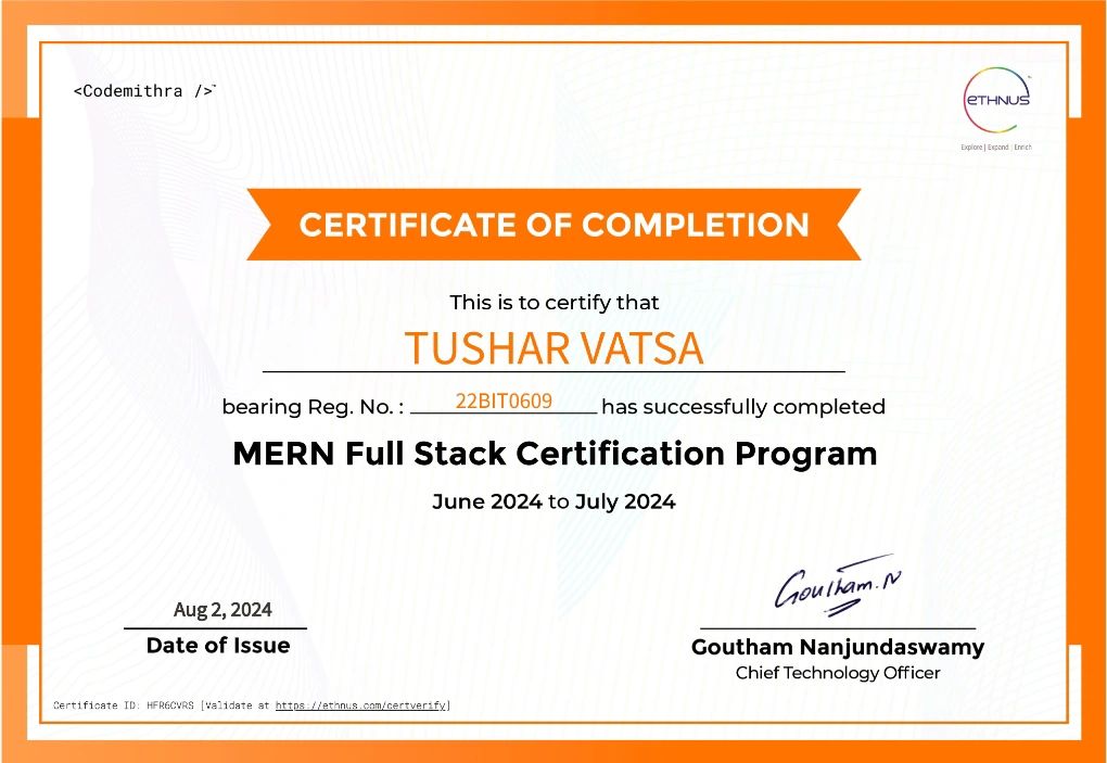 Tushar Vatsa on LinkedIn: #mern #fullstackdevelopment #webdevelopment # ... Tushar Vatsa on LinkedIn: #mern #fullstackdevelopment #webdevelopment # ...
