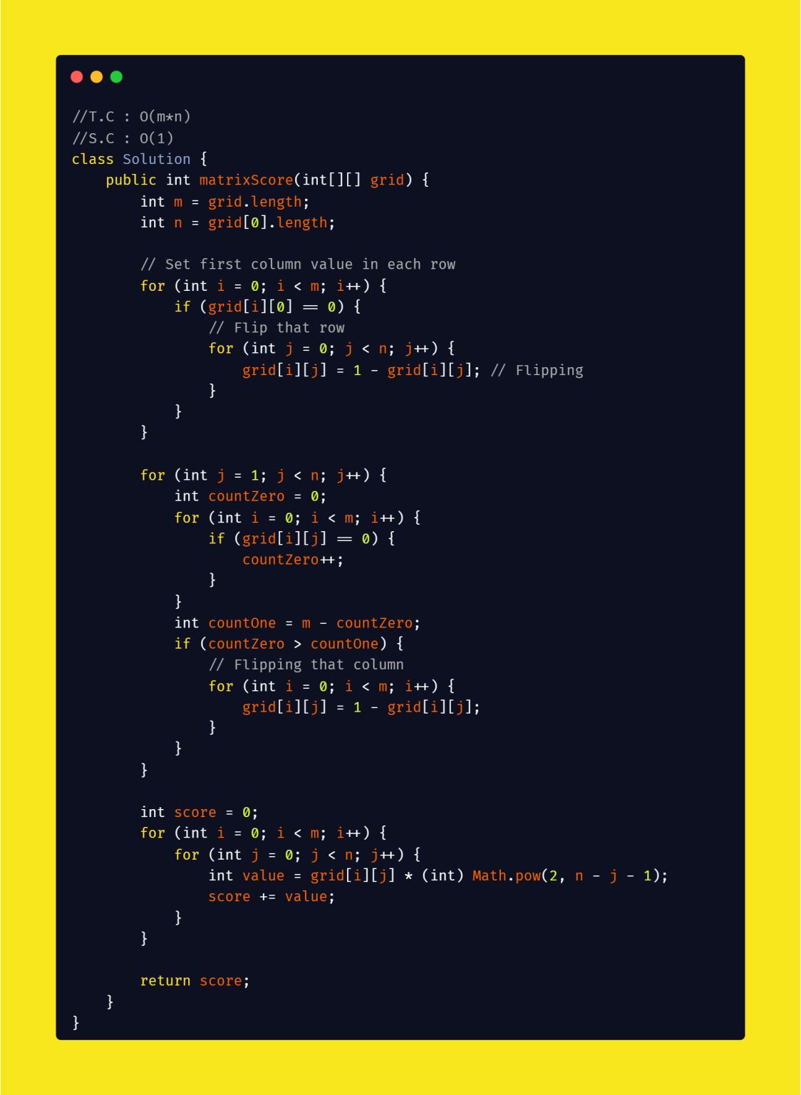 Akshar Bhesaniya on LinkedIn: #leetcode #java #matrix #binary #toggling ... Akshar Bhesaniya on LinkedIn: #leetcode #java #matrix #binary #toggling ...