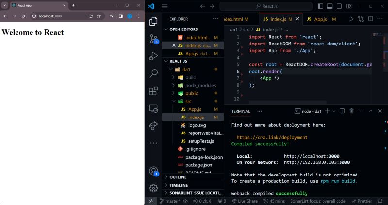 ReactJs setup completed successfully | Saurabh Wankhade posted on the ... ReactJs setup completed successfully | Saurabh Wankhade posted on the ...