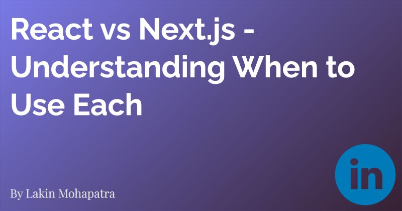 Lakin Mohapatra on LinkedIn: #reactjs #nextjs #ssr #csr #serverside # ... Lakin Mohapatra on LinkedIn: #reactjs #nextjs #ssr #csr #serverside # ...