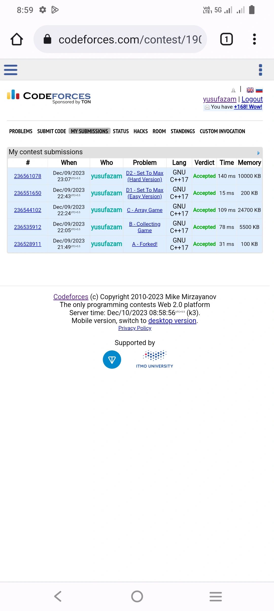 Yusuf Azam on LinkedIn: #codeforces #competitiveprogramming # ... Yusuf Azam on LinkedIn: #codeforces #competitiveprogramming # ...