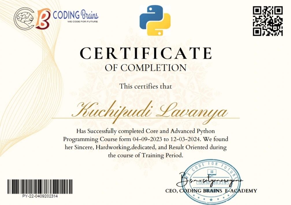 Lavanya Kuchipudi on LinkedIn: #python #pythonprogrammimg #corepython # ... Lavanya Kuchipudi on LinkedIn: #python #pythonprogrammimg #corepython # ...