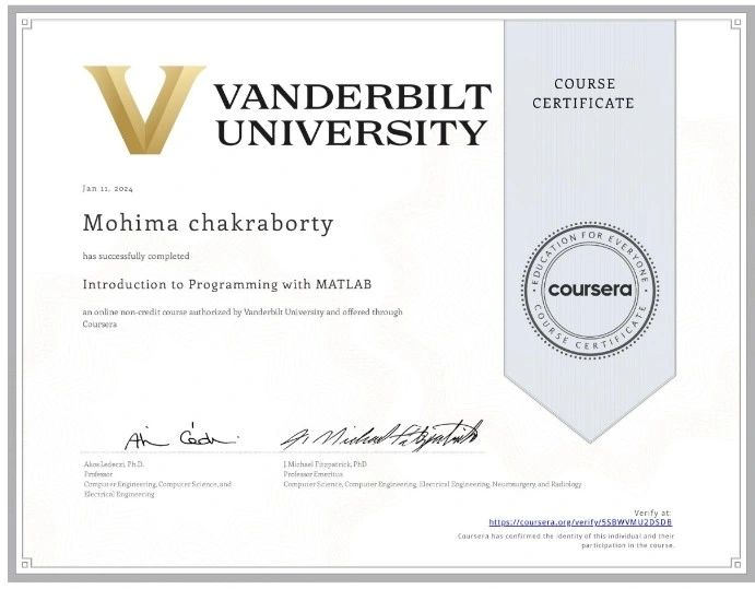 Mohima Chakraborty on LinkedIn: #matlab Mohima Chakraborty on LinkedIn: #matlab