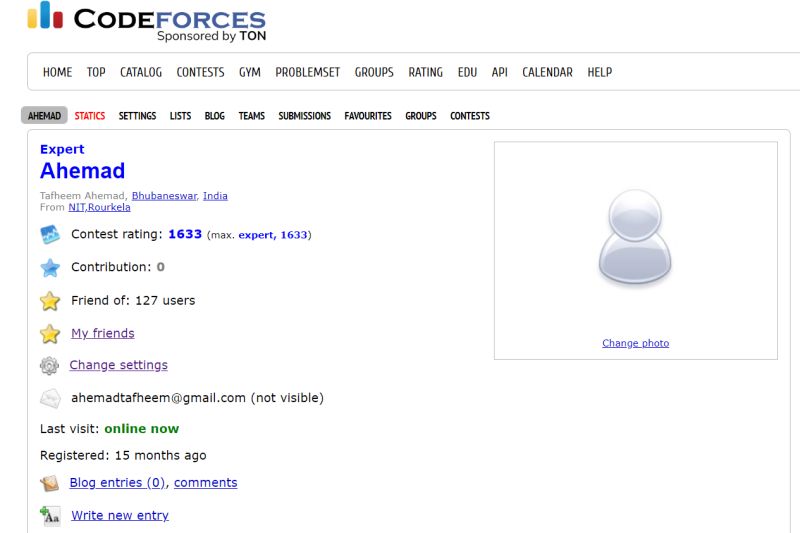 Tafheem Ahemad on LinkedIn: #cp #dsa #codeforces #leetcode # ... Tafheem Ahemad on LinkedIn: #cp #dsa #codeforces #leetcode # ...