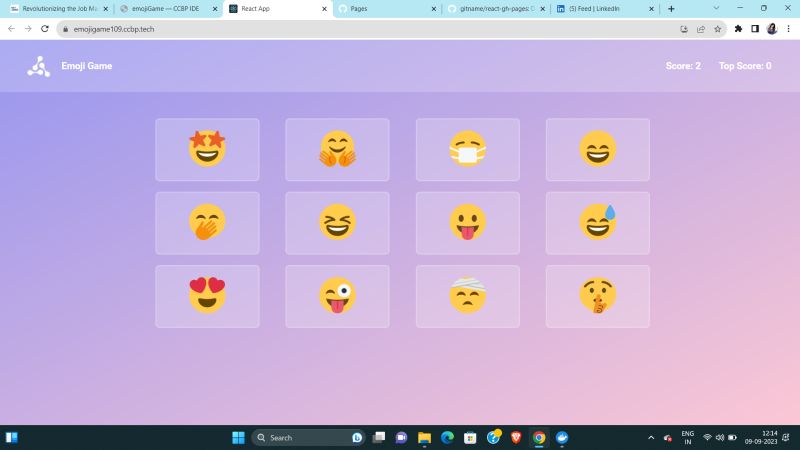 Mani Kishore on LinkedIn: #reactjs #emojigame Mani Kishore on LinkedIn: #reactjs #emojigame