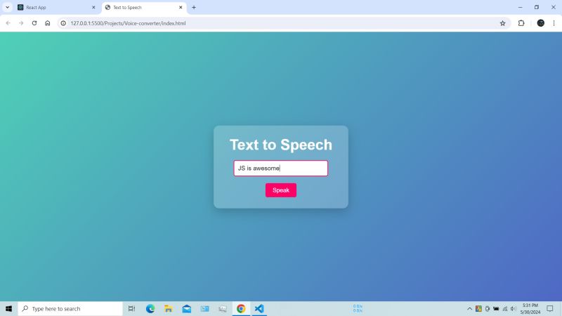 Safaet Rabbi on LinkedIn: Made a voice converter using HTML, CSS and JS ... Safaet Rabbi on LinkedIn: Made a voice converter using HTML, CSS and JS ...