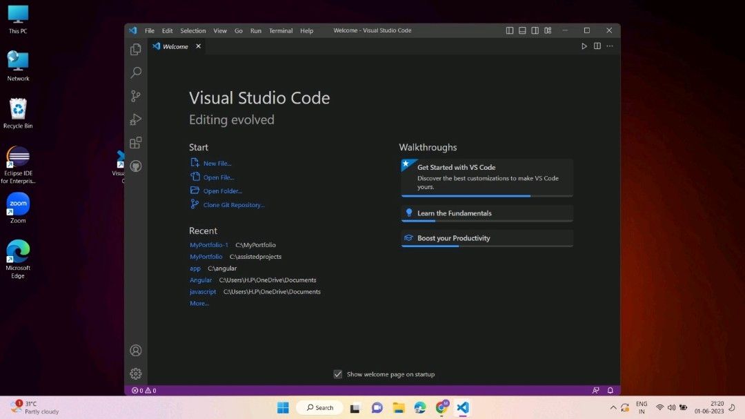 Manjunadh M on LinkedIn: Task 1 Install Vscode Kiran Sagar PythonLife Manjunadh M on LinkedIn: Task 1 Install Vscode Kiran Sagar PythonLife