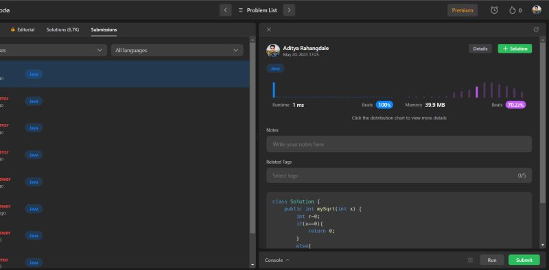 Aditya Rahangdale on LinkedIn: #100daysofcodechallenge #drgvishwanathan ... Aditya Rahangdale on LinkedIn: #100daysofcodechallenge #drgvishwanathan ...